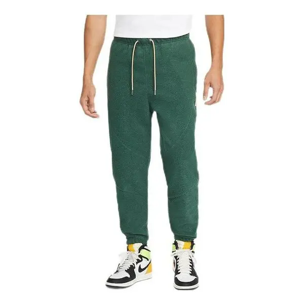JORDAN Drawstring Lace-up Sweatpants Pants - Green