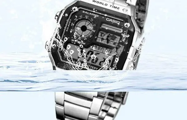Casio G-shock Digital Stainless Steel Watch