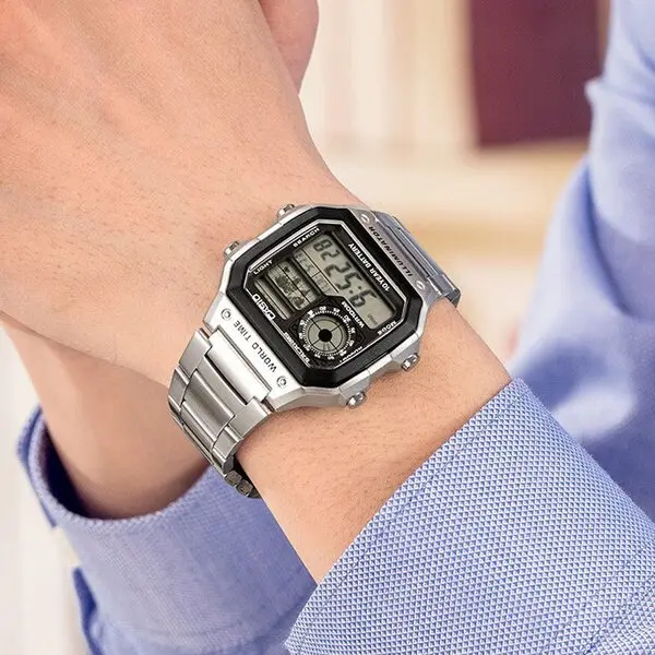 Casio G-shock Digital Stainless Steel Watch
