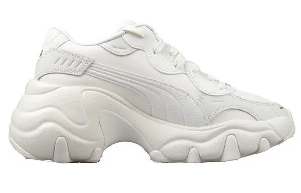 PUMA Pulsar Wedge Sneakers - White/pink