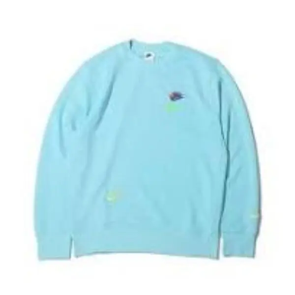 Nike Essential Plus Club French Terry Crewneck - Blue
