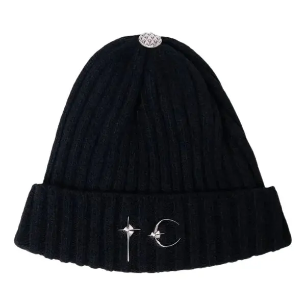 THUG CLUB Tc Emblem Basic Beanie - Black