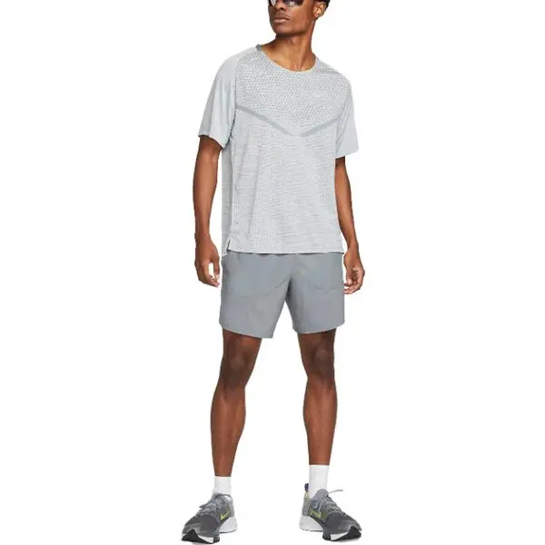 Nike Tech Knit Ultra Short-sleeve T-shirt - Silver