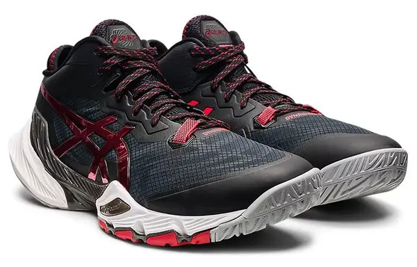 Asics Metarise Mid Top Training Sneakers - Black/red