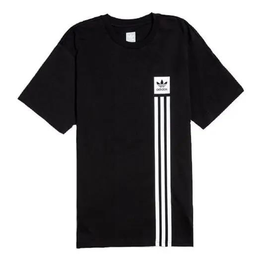 Adidas Originals Bb Pillar Logo Printing Short Sleeve - Black