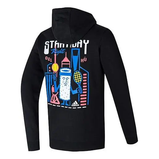 Adidas Graphic Print Hoodie