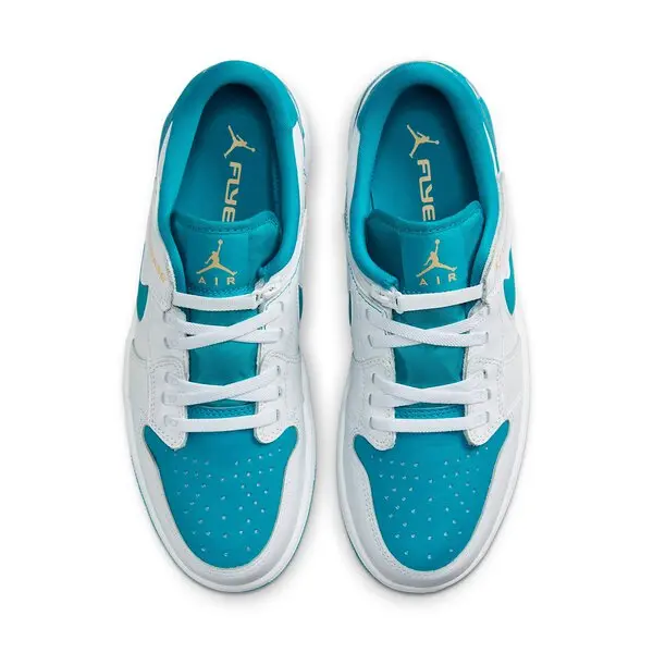 JORDAN 1 Low Flyease "aquatone