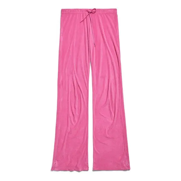 Balenciaga Low Waist Tracksuit Pants - Dark Pink