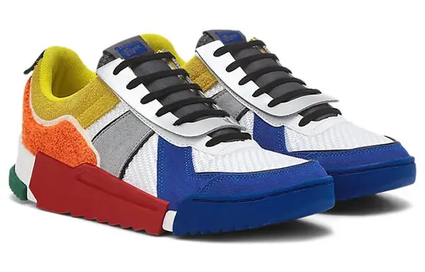 Onitsuka Tiger D-trainer Slip-on Sneakers - Blue/white/red