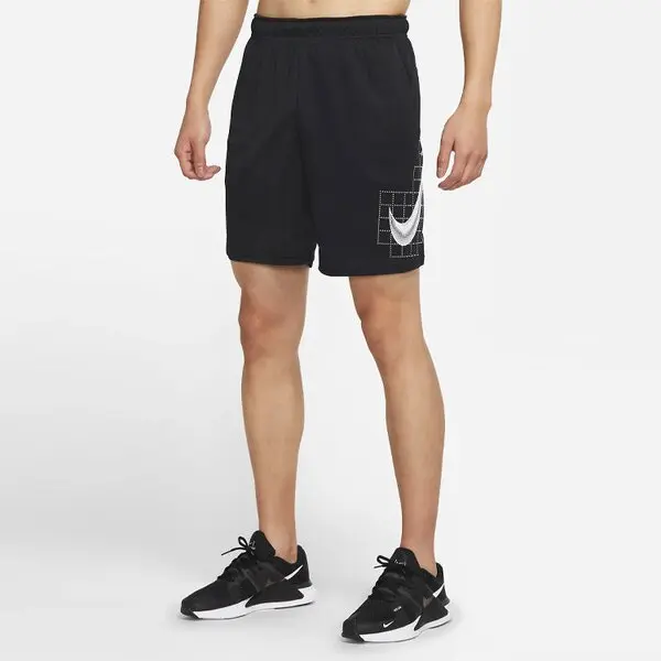 Nike Dri-fit Training Shorts With Graphic Print