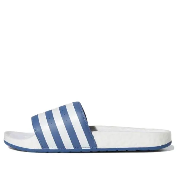 Adidas Adilette Boost Slides - White/blue
