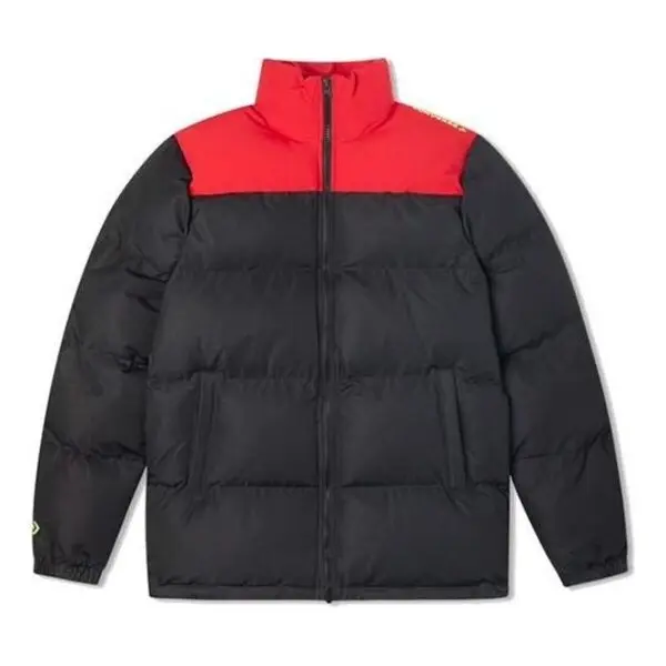 CONVERSE Colorblock Down Jacket - Black/red