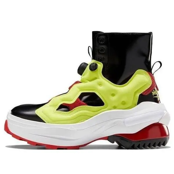 REEBOK Maison Margiela X Instapump Fury Tabi Sneakers - Yellow/black/red