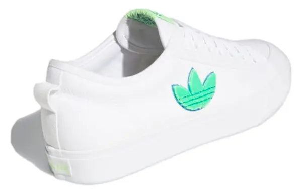 Adidas Nizza Trefoil Sneakers - White/green
