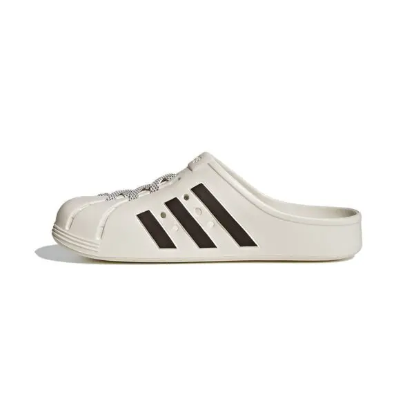 Adidas Adilette Clogs - White/black