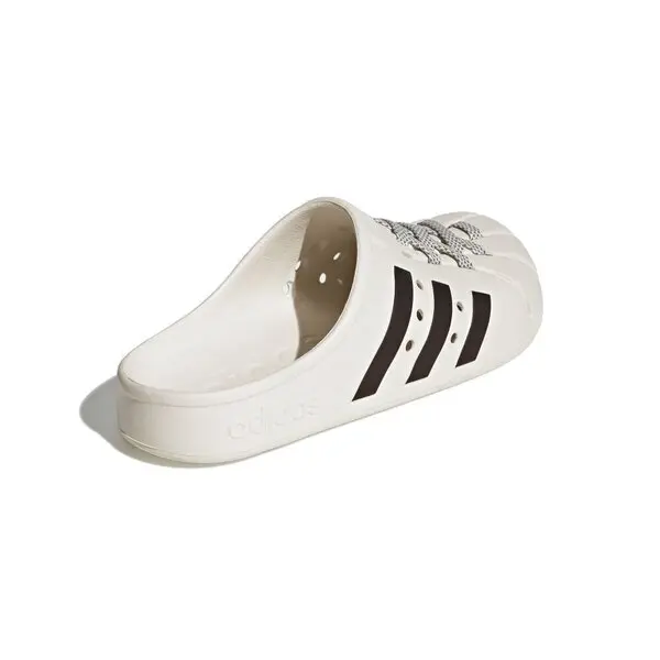 Adidas Adilette Clogs - White/black