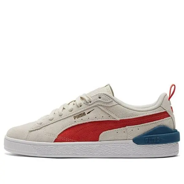PUMA Suede Bloc Sneakers - White/blue/red
