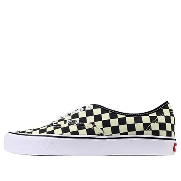 VANS Authentic Lite Checkerboard Sneakers - Black