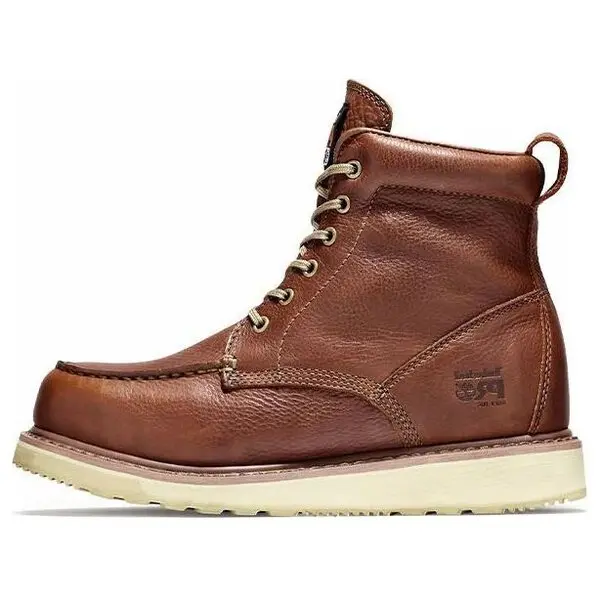 Timberland Wedge 6 Inch Work Boots - Brown