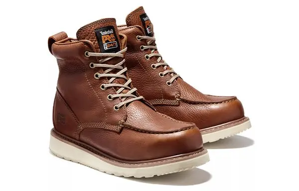 Timberland Wedge 6 Inch Work Boots - Brown
