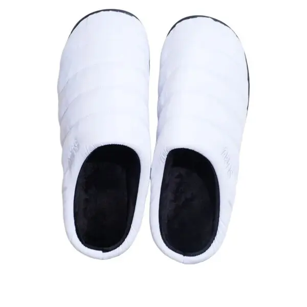SUBU Originals F-line Quilted Slip-on Slipper - White