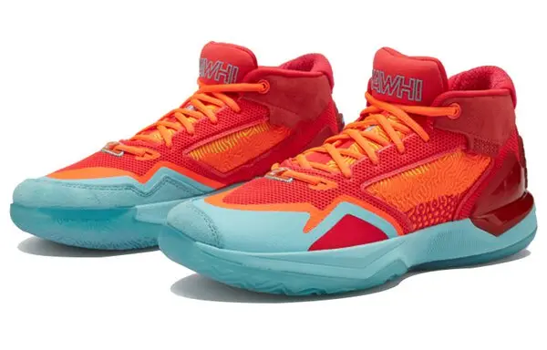 NEW BALANCE Kawhi High Top Sneakers - Red/orange/blue