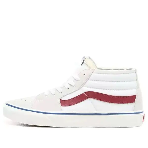 VANS Sk8-mid Sneakers - Red/white