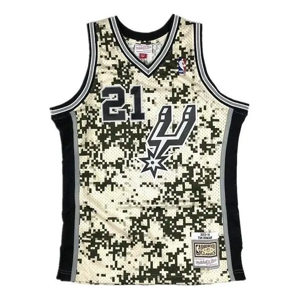 Mitchell & Ness San Antonio Spurs Camouflage Basketball Vest - Default Colorway
