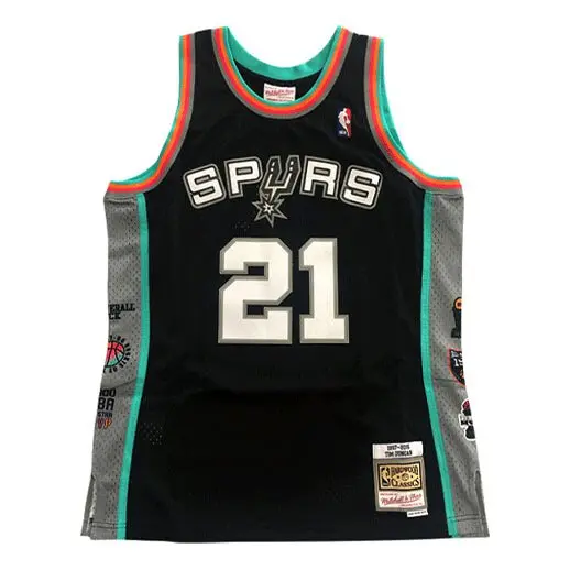 Mitchell & Ness Retro San Antonio Spurs 21 Basketball Vest