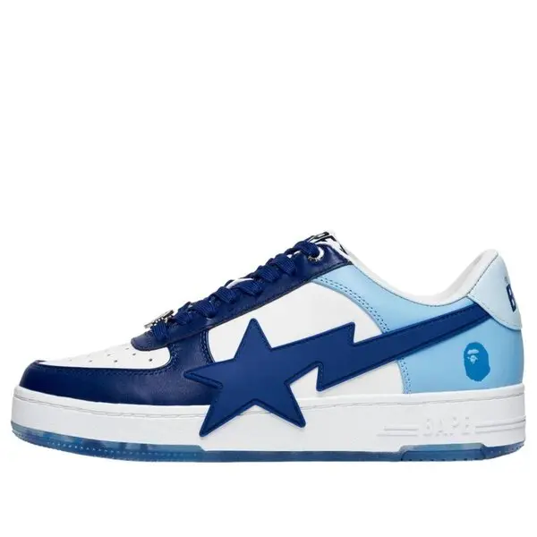 A BATHING APE Sta Os "blue - Blue/white