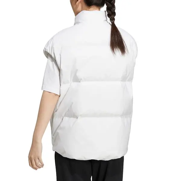 Adidas Padded Down Vest With Stand Collar