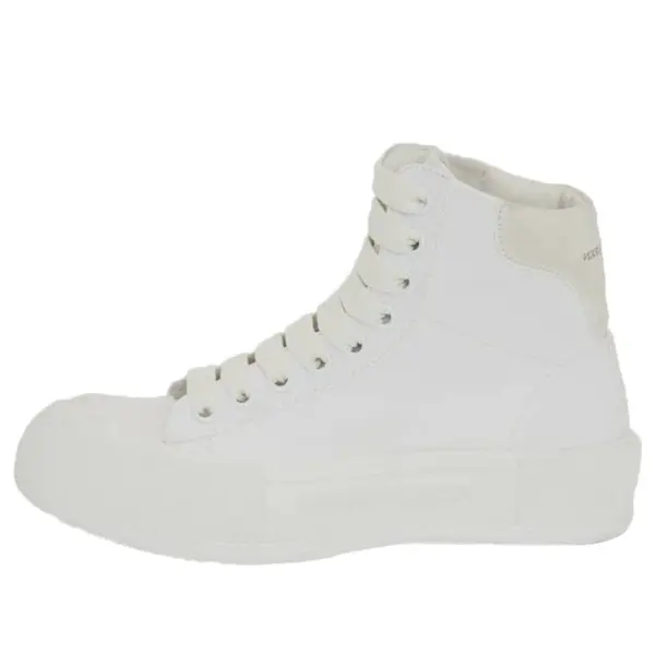 Alexander McQueen Deck High-top Sneakers - White