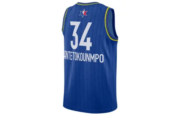 JORDAN Nba All-star Edition Swingman Basketball Jersey Giannis Antetokounmpo 2020 - Blue