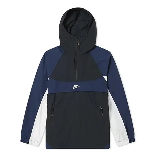 Nike Re-issue Woven Popover Jacket - Blueblack