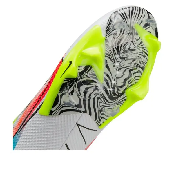Nike Vapor Edge Speed 360 Multi Zebra Stripes Low Top Athletic Sneakers - Gray/red/blue
