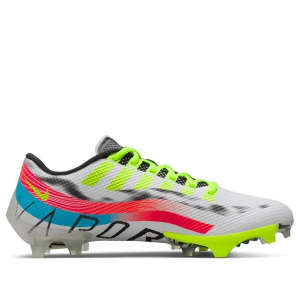Nike Vapor Edge Speed 360 Multi Zebra Stripes Low Top Athletic Sneakers - Gray/red/blue