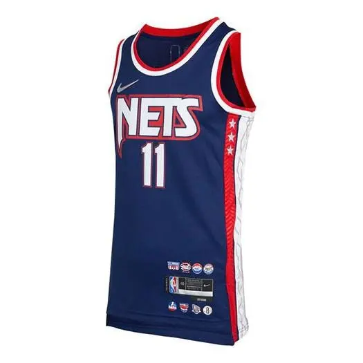 Nike X Nba 75th Anniversary Brooklyn Nets Kyrie Irving Jersey - Blue
