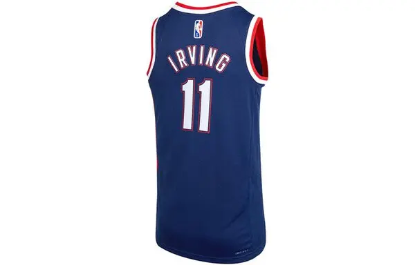 Nike X Nba 75th Anniversary Brooklyn Nets Kyrie Irving Jersey - Blue