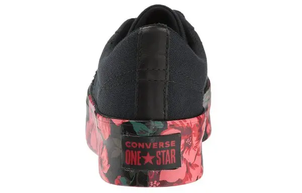 CONVERSE One Star Ox Platform Sneakers - Black/red