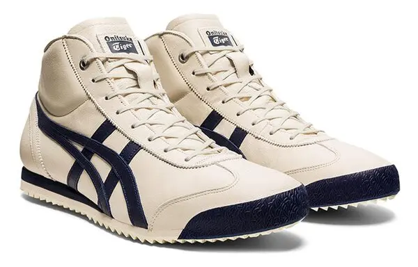 Onitsuka Tiger Mexico 66 Sd Mr High Top Sneakers - Cream/blue