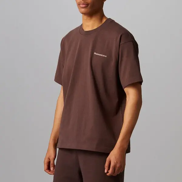 Adidas X Pharrell Humanrace Small Logo T-shirt 'brown - Multi-color