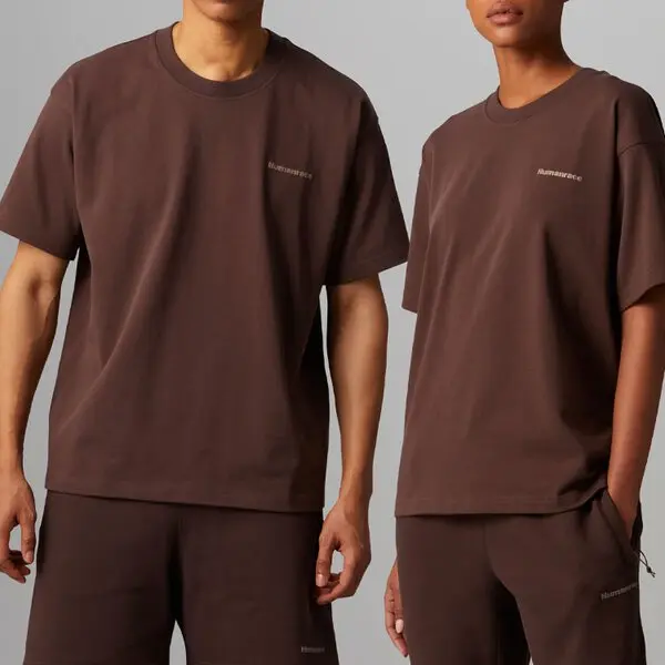 Adidas X Pharrell Humanrace Small Logo T-shirt 'brown - Multi-color