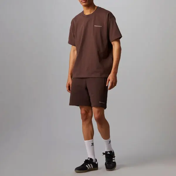 Adidas X Pharrell Humanrace Small Logo T-shirt 'brown - Multi-color
