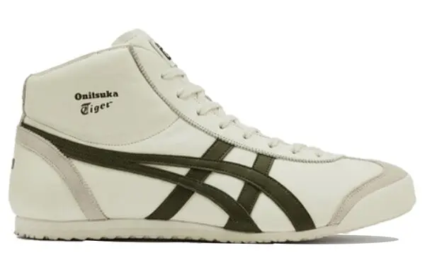Onitsuka Tiger Mid Runner Sneakers - Cream/green
