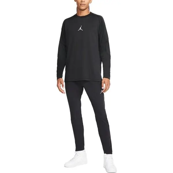 JORDAN Dri-fit Sports Pullover With Logo Print