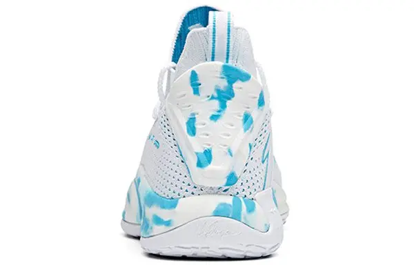 ANTA Klay Thompson 5 Low Athletic Sneakers - White/blue