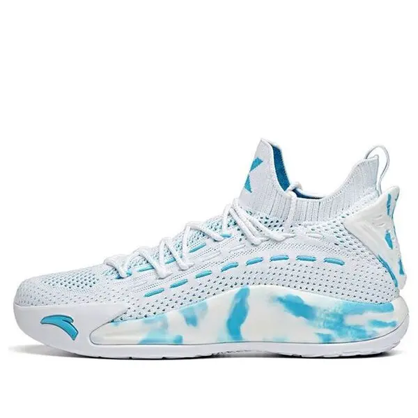 ANTA Klay Thompson 5 Low Athletic Sneakers - White/blue