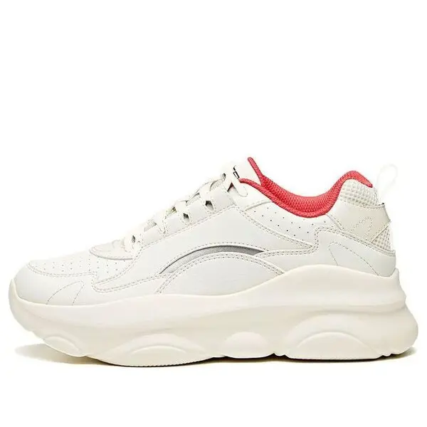 ANTA Life Series Lace-up Sneakers - White/red