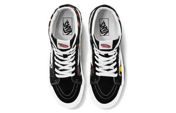 VANS Sk8-hi 38 Dx Anaheim Factory Aloha High Top Sneakers - Black
