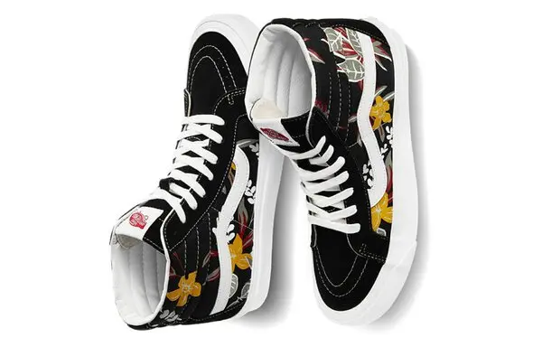 VANS Sk8-hi 38 Dx Anaheim Factory Aloha High Top Sneakers - Black